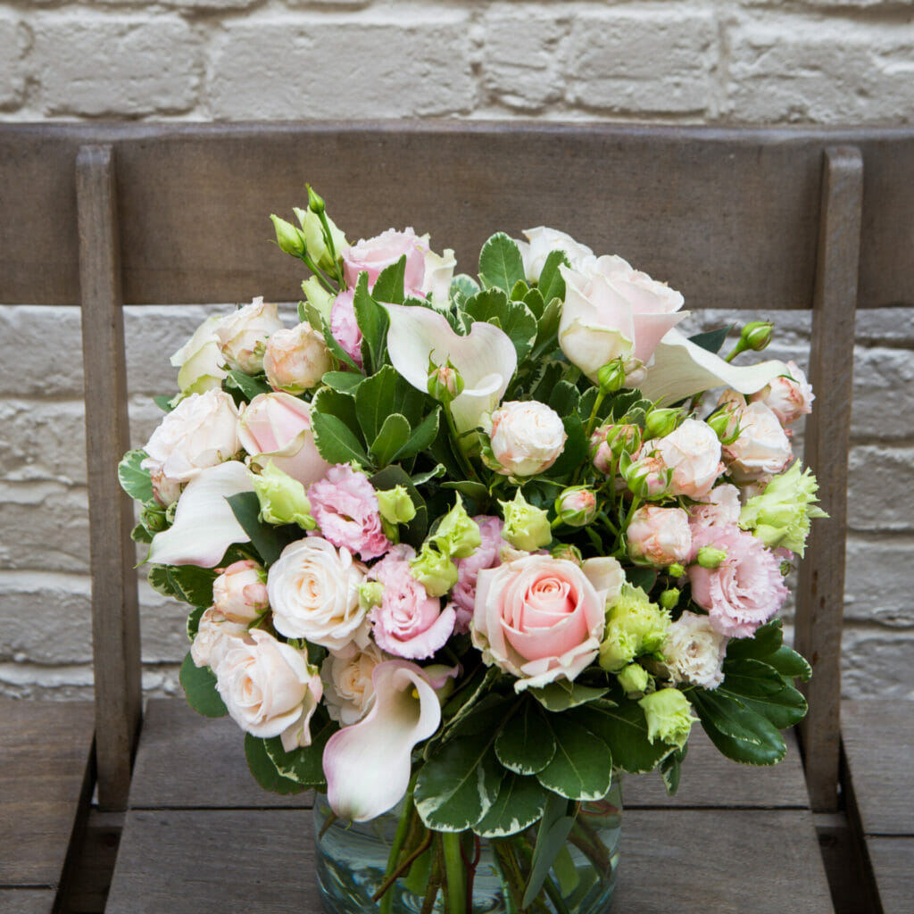 Pretty Pastels in a vase - Flower Box